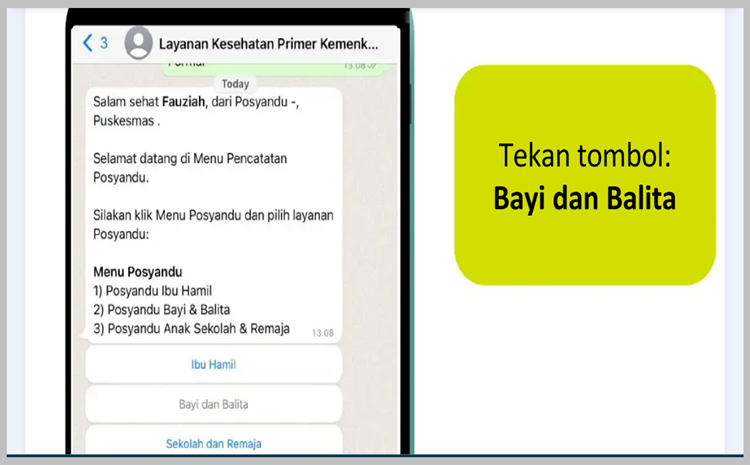 Apa Nomor WhatsApp Chatbot Layanan Posyandu dan Cara Menggunakannya ... Apa Nomor WhatsApp Chatbot Layanan Posyandu dan Cara Menggunakannya ...